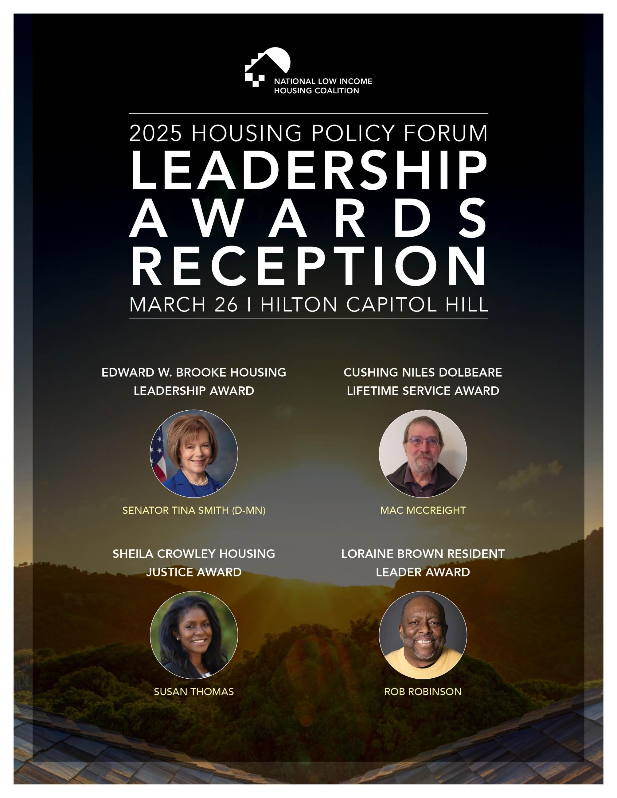 2025 Housing Leadership Awards Reception | National Low Income Housing ...